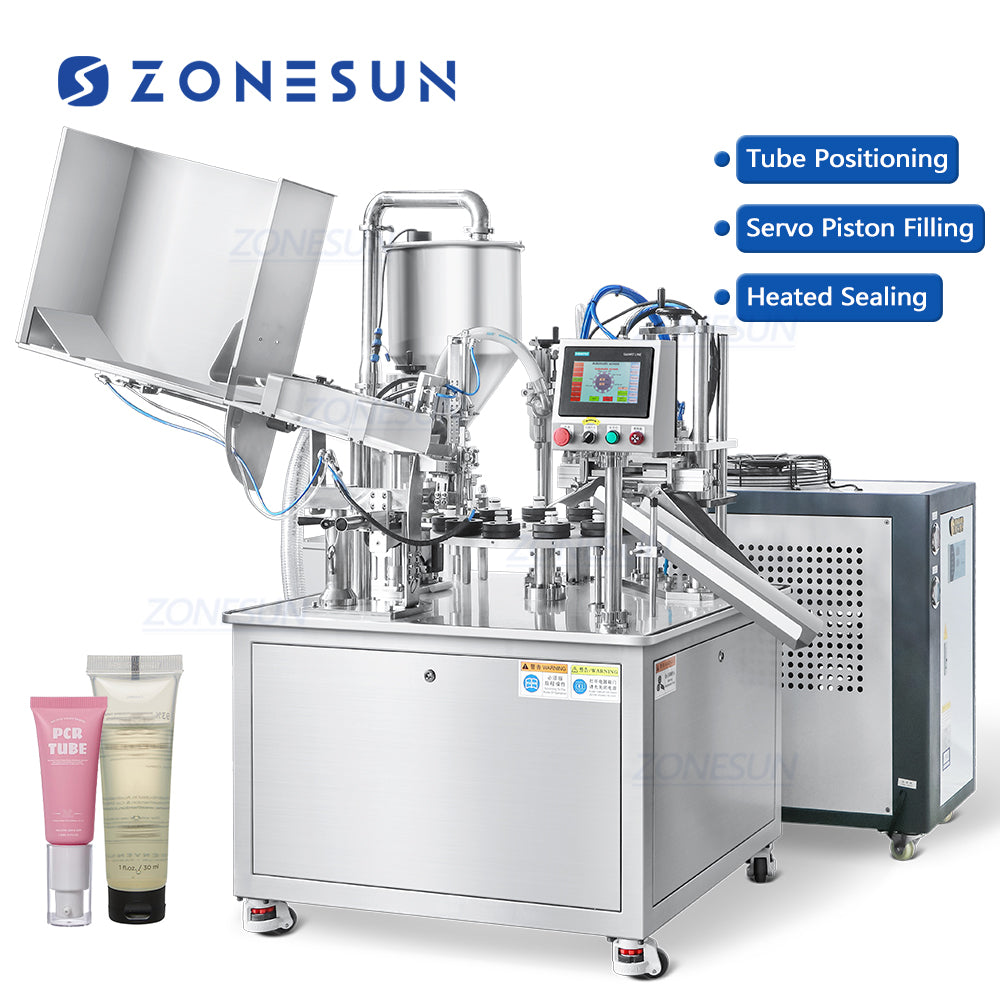 Cosmetic Cream Mustard Hot Air Soft Tube Filling Sealing Machine – ZONESUN TECHNOLOGY LIMITED