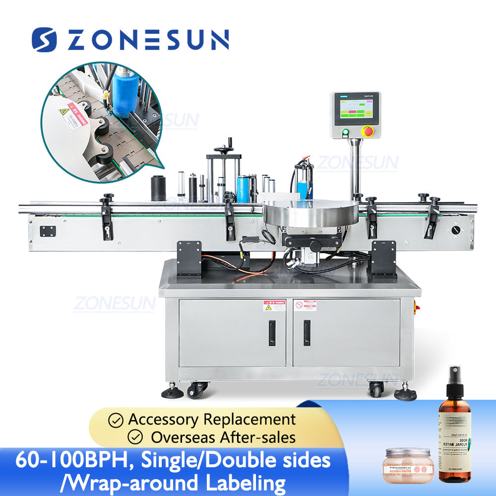 ZONESUN Labeling Machine | Label Applicator For Bottle Bag Box