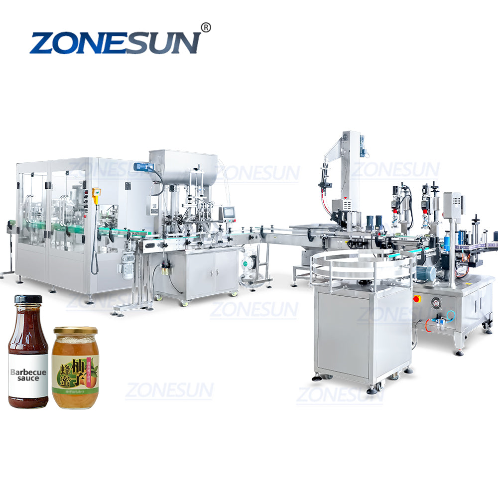 Automatic Fruit Jam Chocolate Jam Jar BBQ Hot Sauce Lug Caps Bottle ...