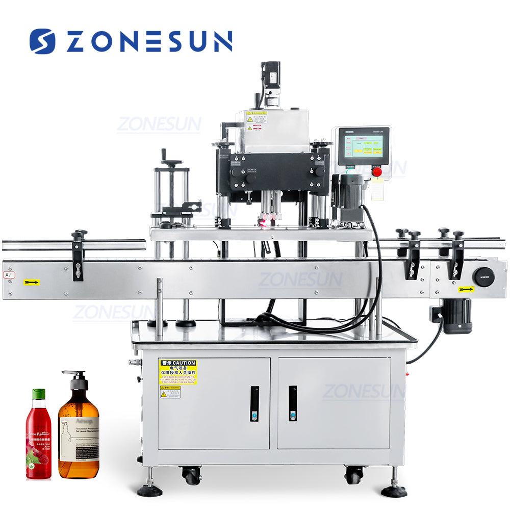 Automatic Servo Motor Pump Head Spray Caps Bottle Capping Machine For ...