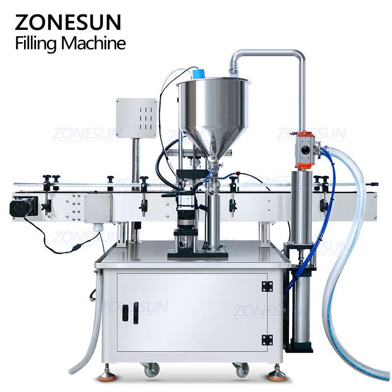 Automatic Servo Motor Viscous Liquid Piston Pump Paste Filling Machine ...