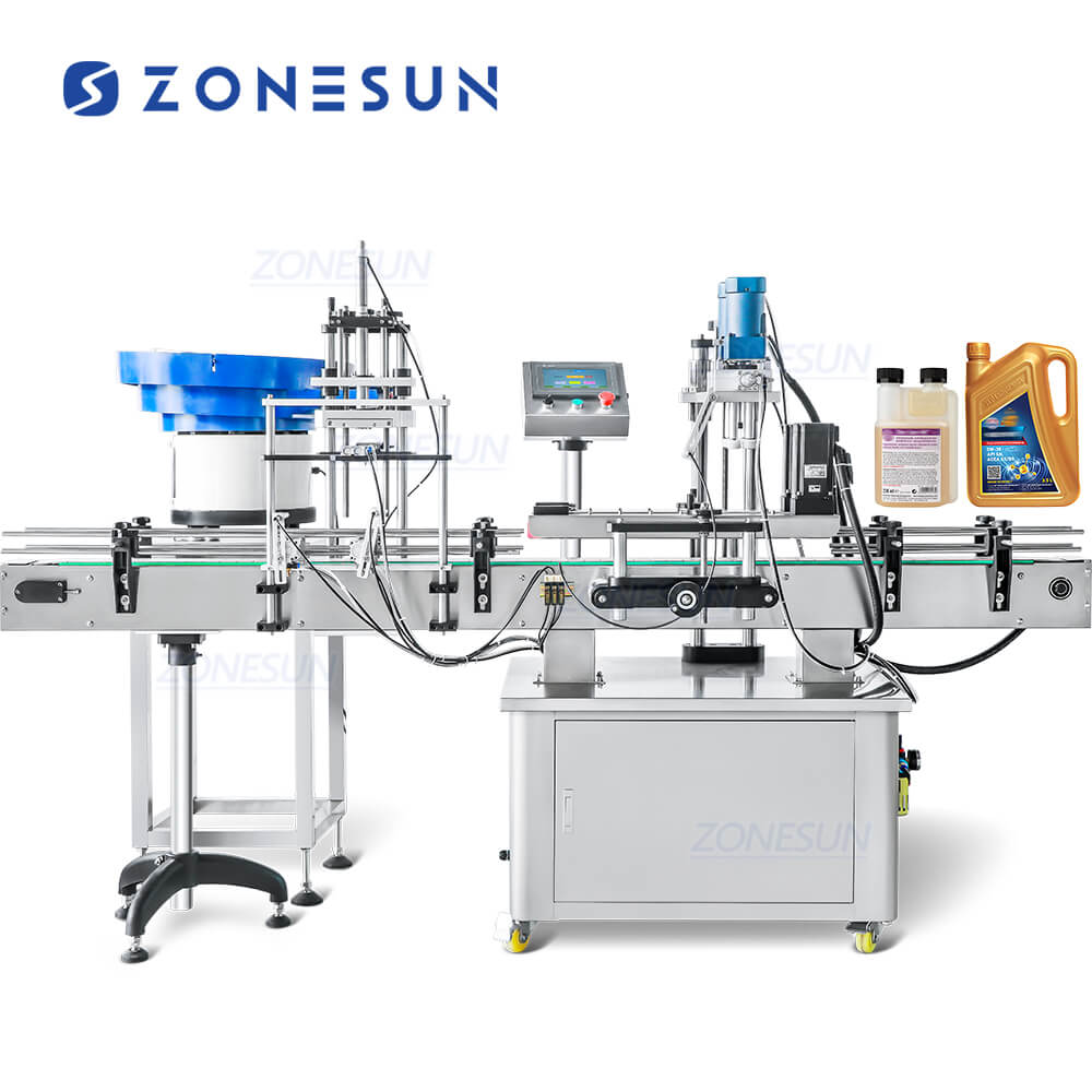 Plastic Jerry Can F-style Bottles Car Wash Soaps Capping Machine For ...