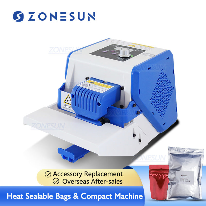 Aluminum Foil Pouch Continuous Heating Roller Sealing Machine-ZONESUN ...