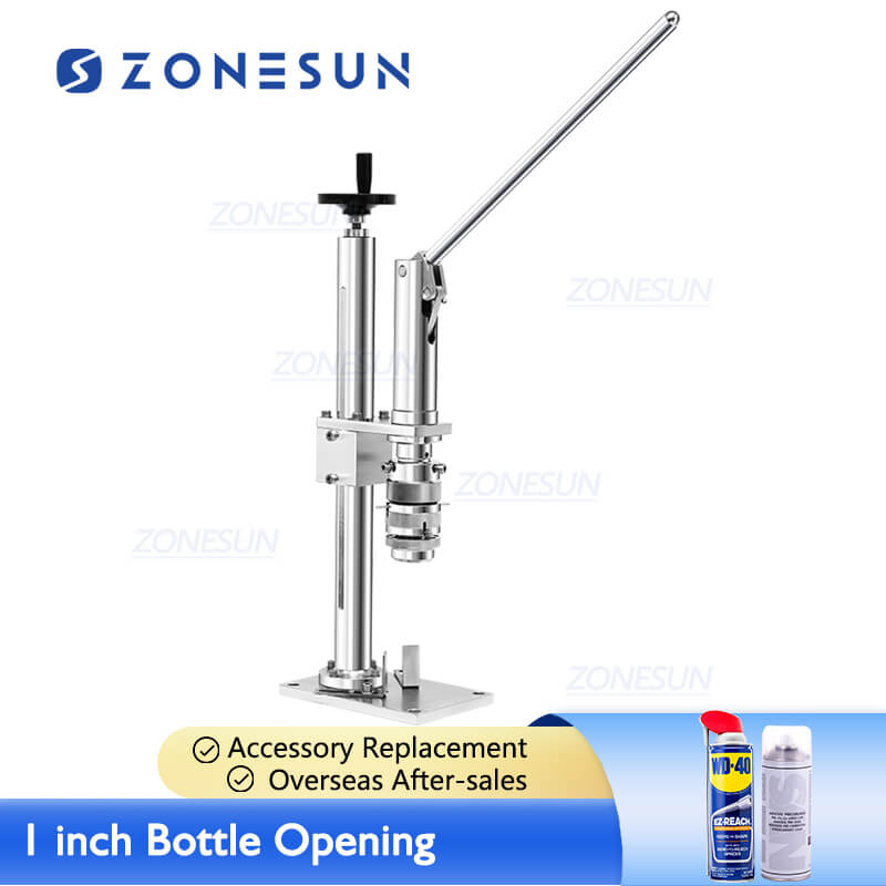 1 Inch Manual Metal Aerosol Can Crimping Sealing Machine For Spray ...