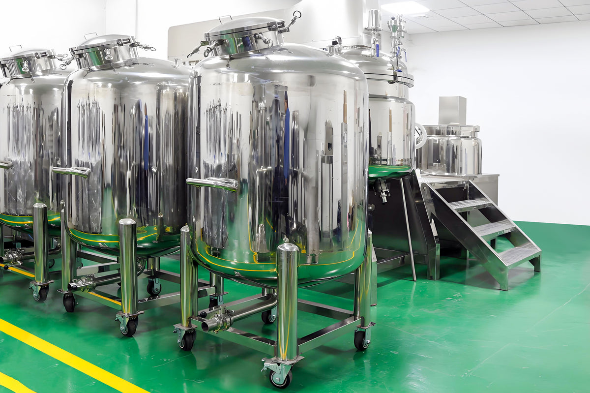 100L 200L Custom Capacity Emulsification Mixing Tank Vessel