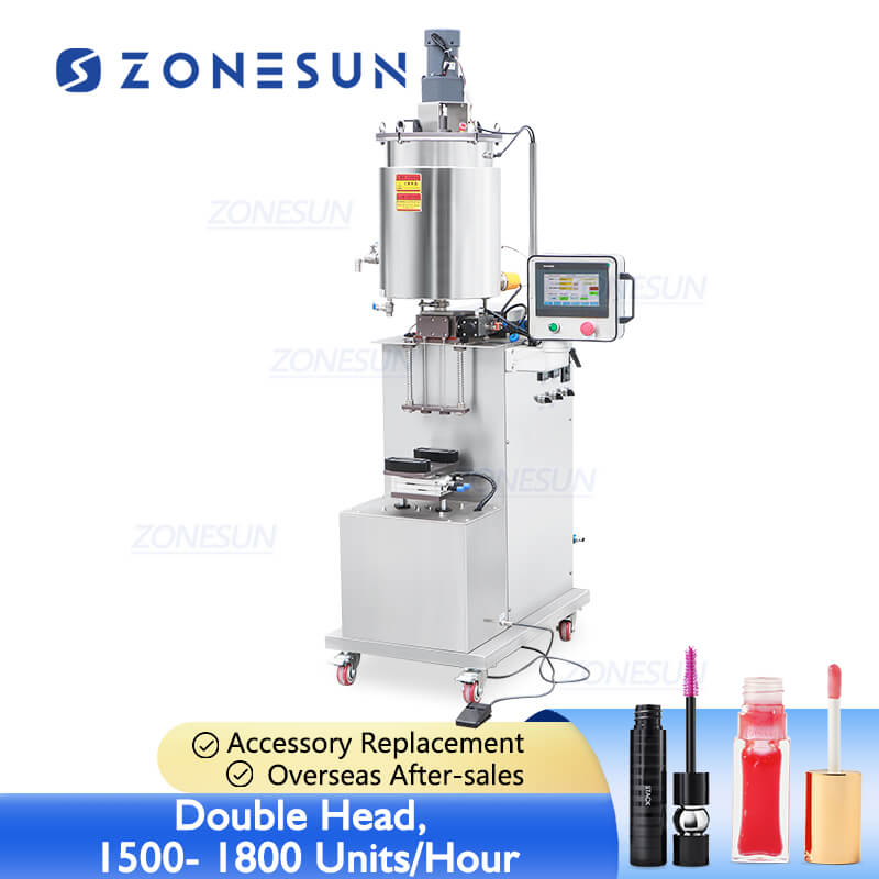 Mascara Filling Machine | ZS-CCF1500 Semi-Automatic Lip Balm Filler