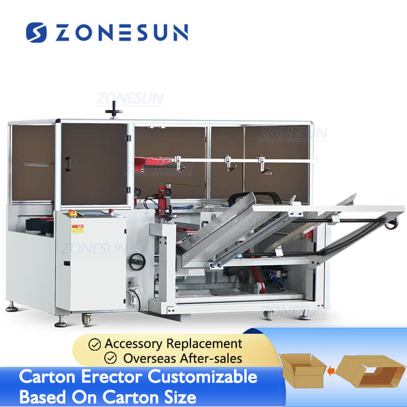 Carton Folding Machine | ZS-CF50H Carton Erector Machine