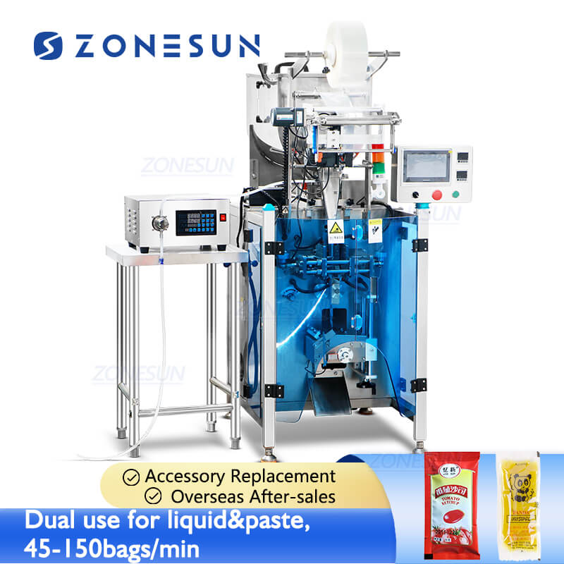 Automatic Sachet Packing Machine | ZS-FS220U Paste Filler