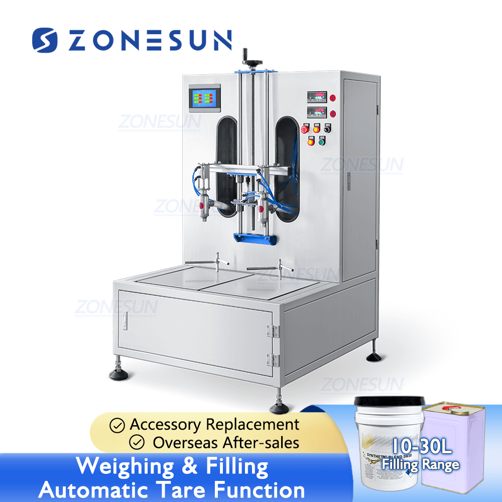 ZS-GTW2D 10-30L Pail Drum Liquid Filling Machine