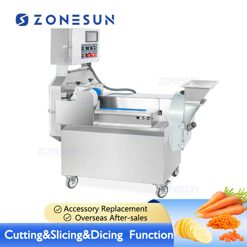 Industrial Fruit Cutting Slicing Dicing Vegetable Cutter Machine-ZONESUN