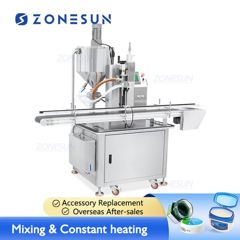 Paste Filling Machine | ZS-WCHJ1C Ointment Thicker Liquid Filler