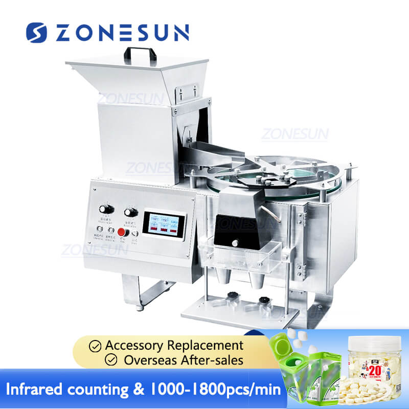 Desktop Capsule Counting Machine | ZS-YL2 Granule Filler