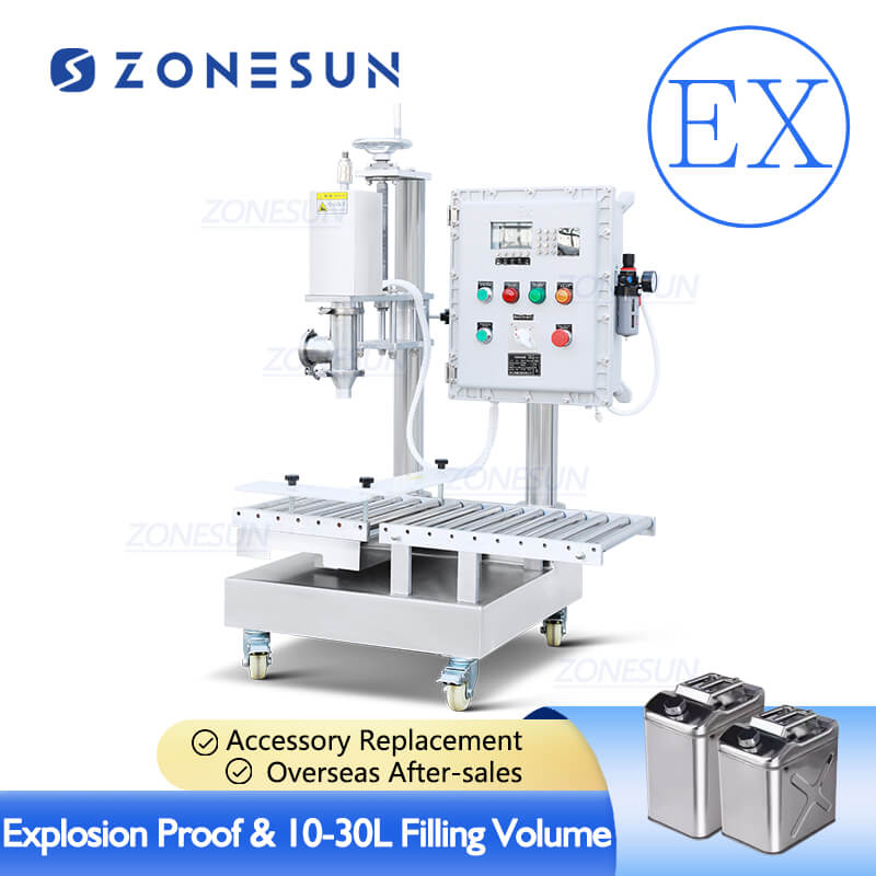 ATEX Acetone Flammable Liquids Filling Weighing Machine-ZONESUN