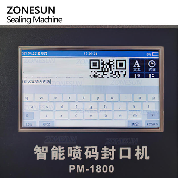 Horizontal Continuous Plastic Bag Sealing Machine With Inkjet Coder For ...