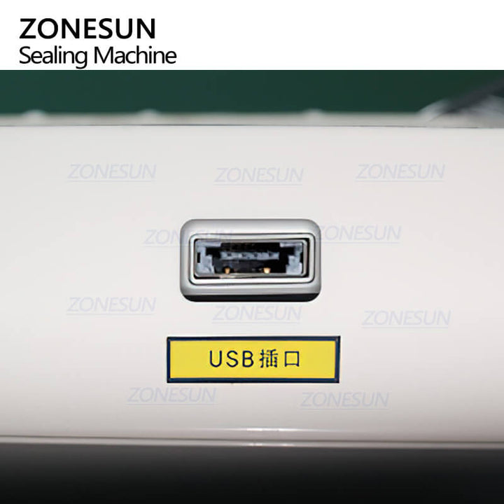 Horizontal Continuous Plastic Bag Sealing Machine With Inkjet Coder For ...