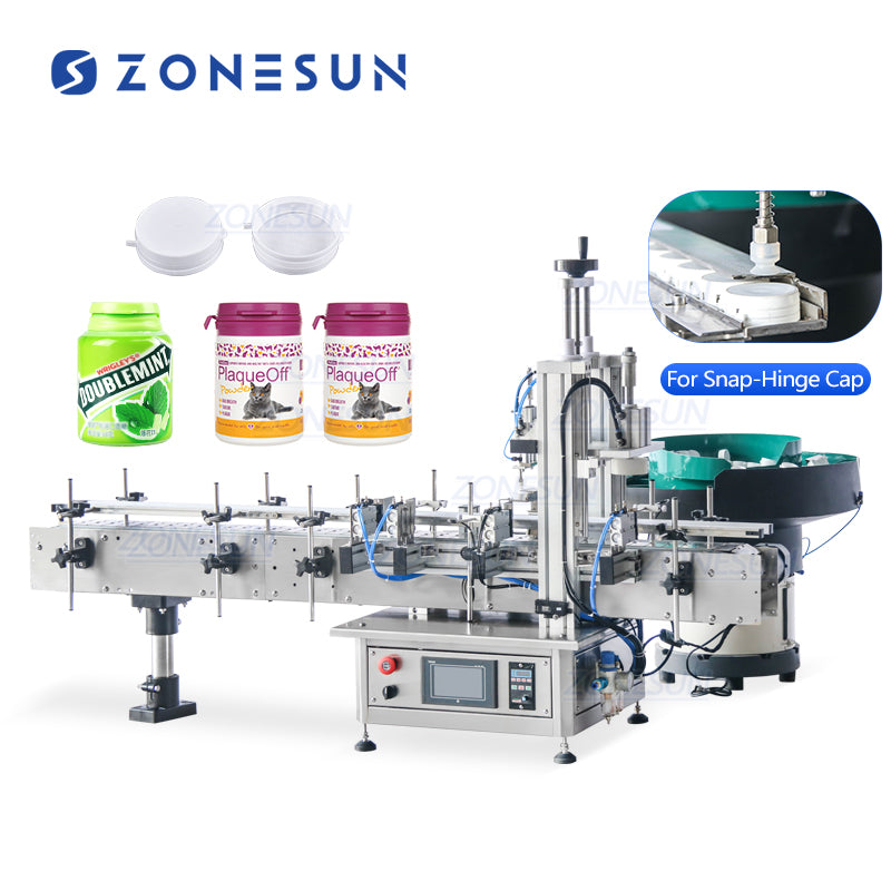 Plastic Snap-hinged Cap Benchtop Bottle Capper Pressing Machine ...