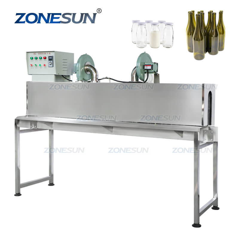 Hot Air Glass Bottle Tunnel Type Dryer Drying Machine Conveyor Belt ...