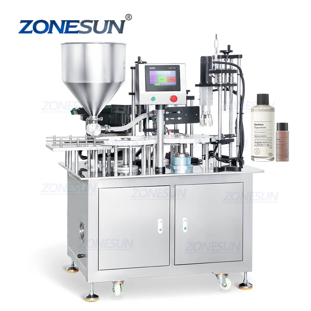ZONESUN ZS-AFC24 Automatic Monoblock Thicker Liquid Paste Skincare Ser