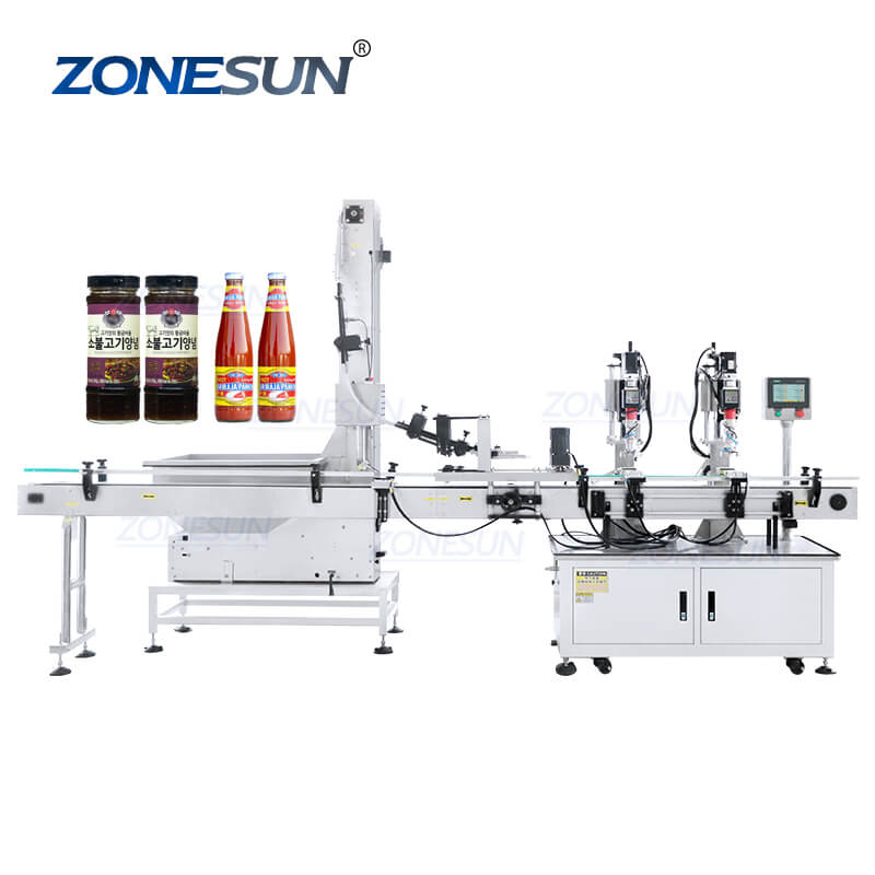 Sauce Fruit Jam Metal Lug Caps Beverage Twist-off Caps Capping Machine
