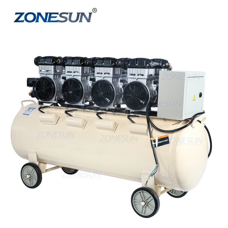 ZONESUN 160L 42Gallon Portable Industrial Factory Silent Air Compresso