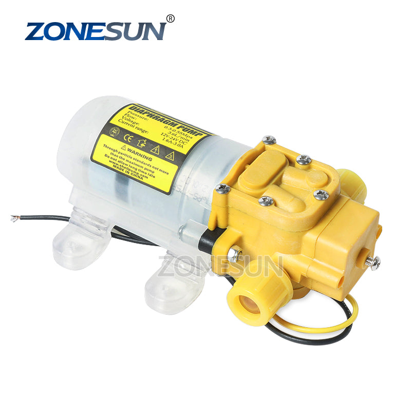 ZONESUN Diaphragm Water Pump For Filling Machine High Pressure Self Pr