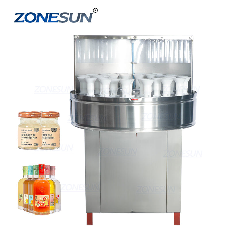 ZONESUN ZS-WB32 Rotary Milk Water Wine Bottle Washing Machine
