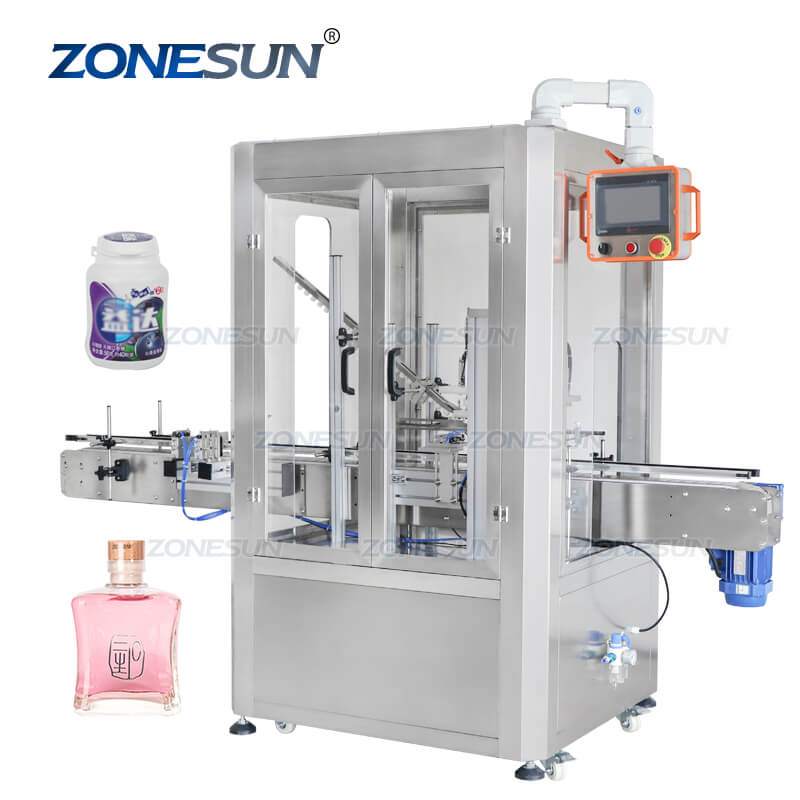 ZS-XG16D2 Automatic Linear Glass Liquor Wine Bottle T-Cork Bottle Cap ...