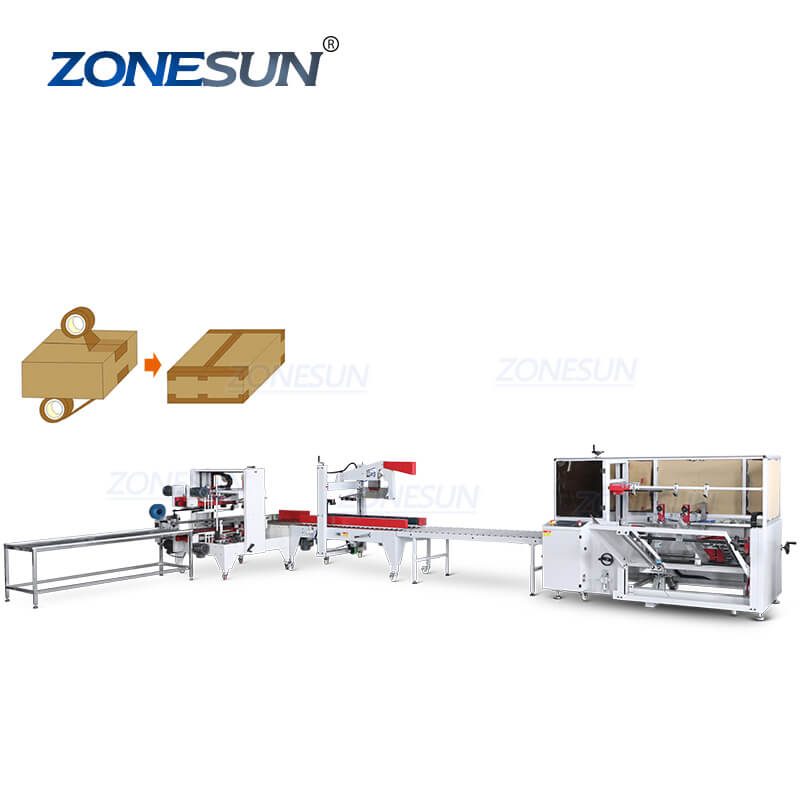 ZS-CSPM1 Automatic Box Paper Carton Erector H Type Carton Taping Seali
