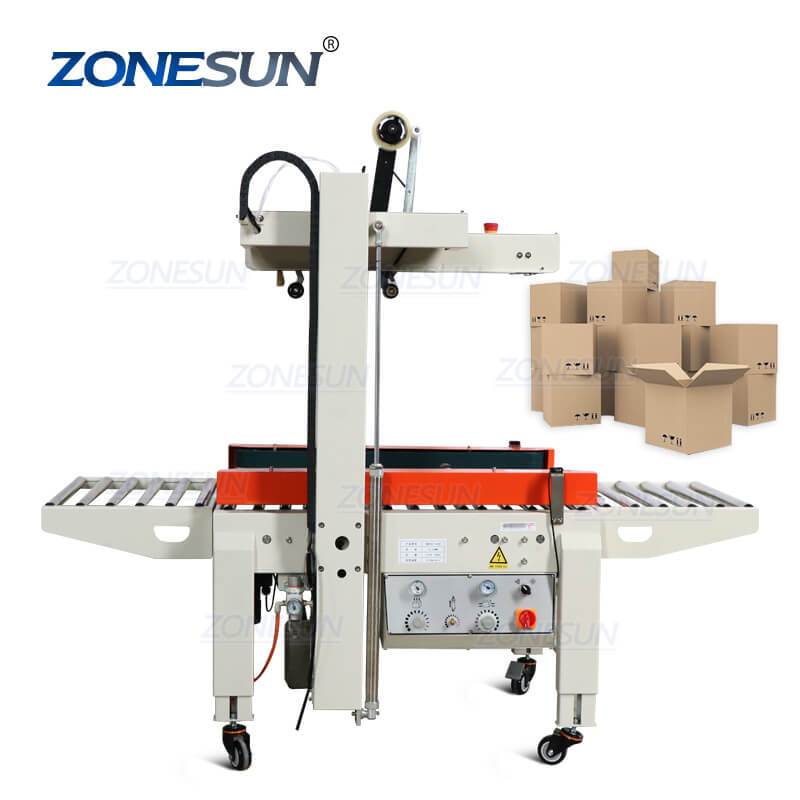 ZS-FKC5040 Self-Adjusting Box Paper Carton Sealing Machine Carton Tapi ...