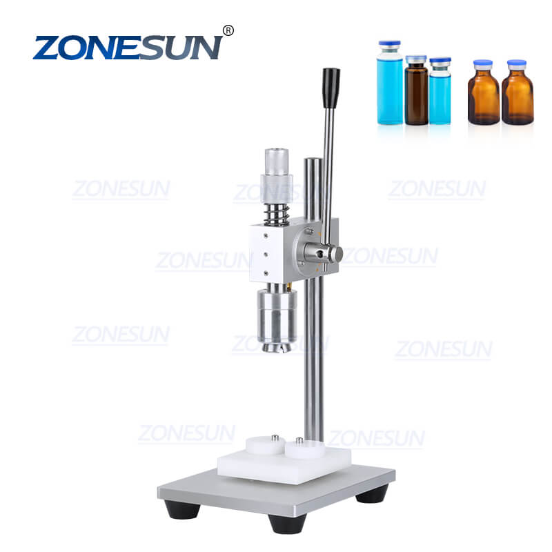 ZS-TVC2 Manual Flip-off Caps Capper Solvent Bottle Crimper Perfume ...