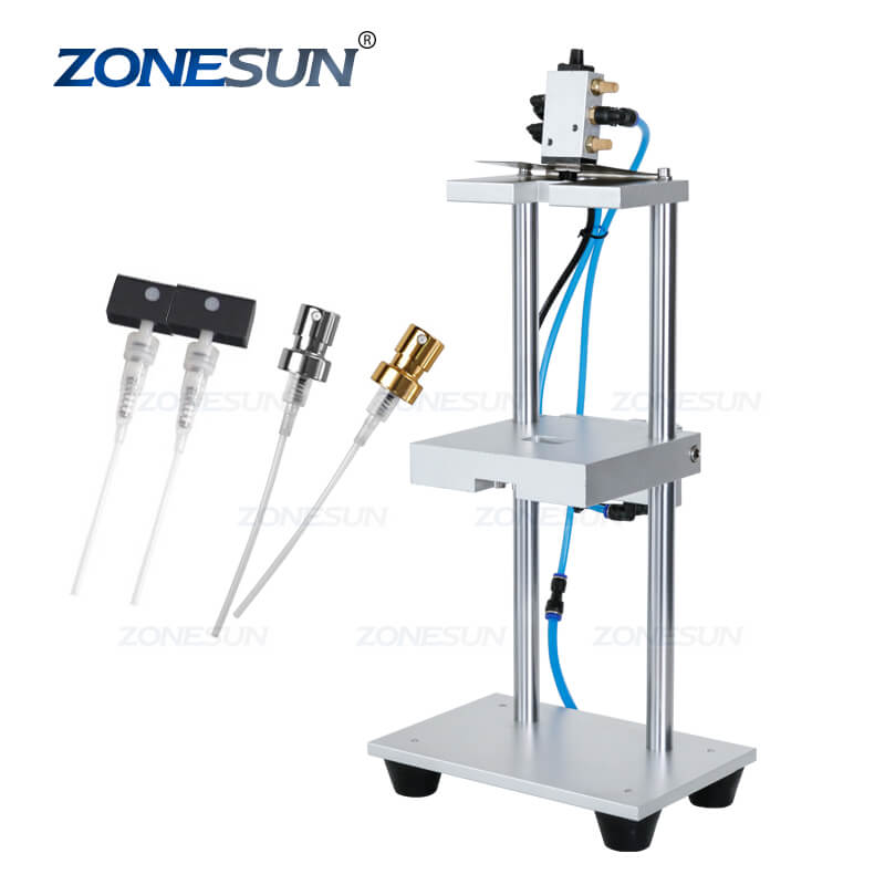 ZS-JG300 Small Portable Semi-automatic Pneumatic Perfume Dip Tube Cutt ...